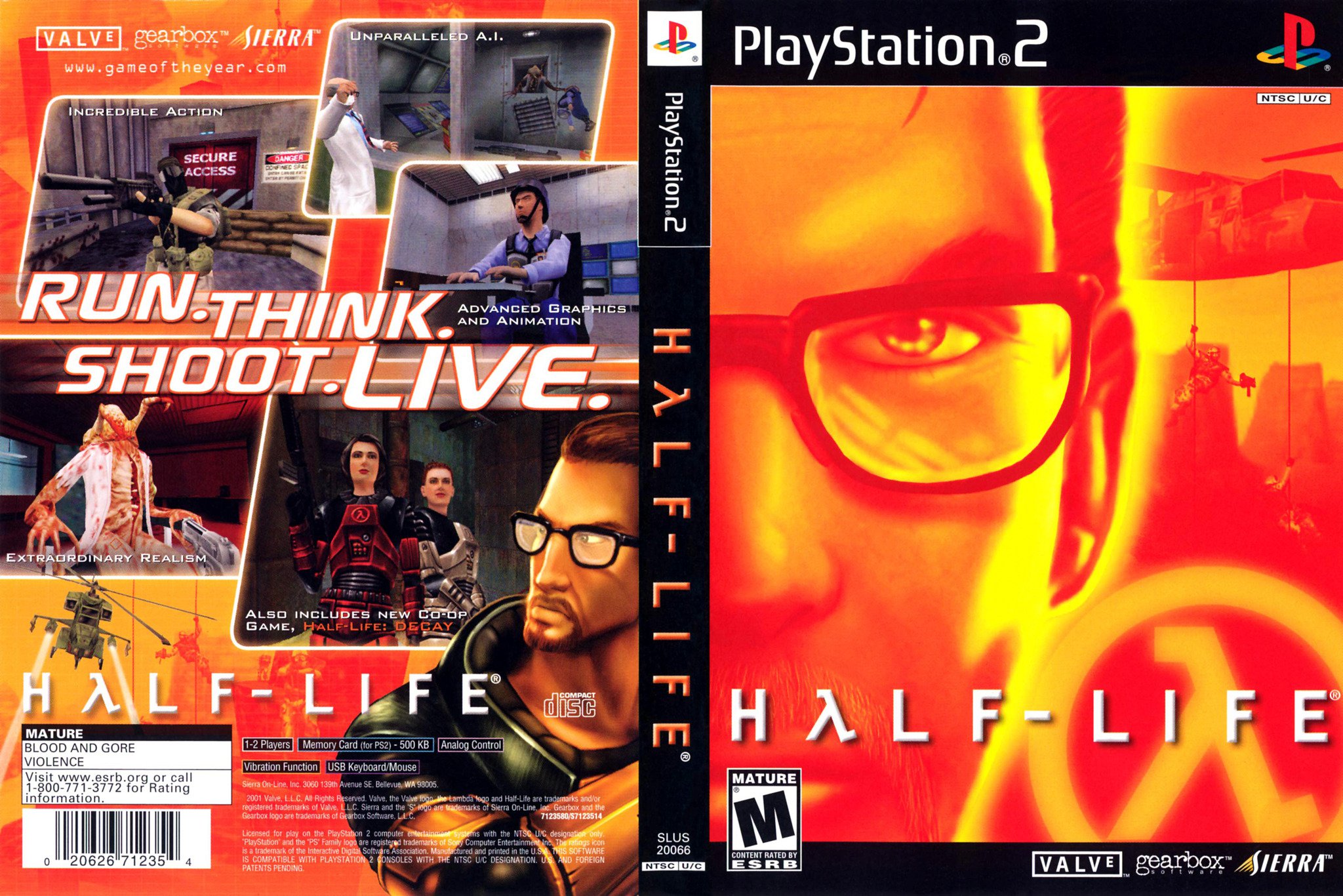 PS2 Half Life 
