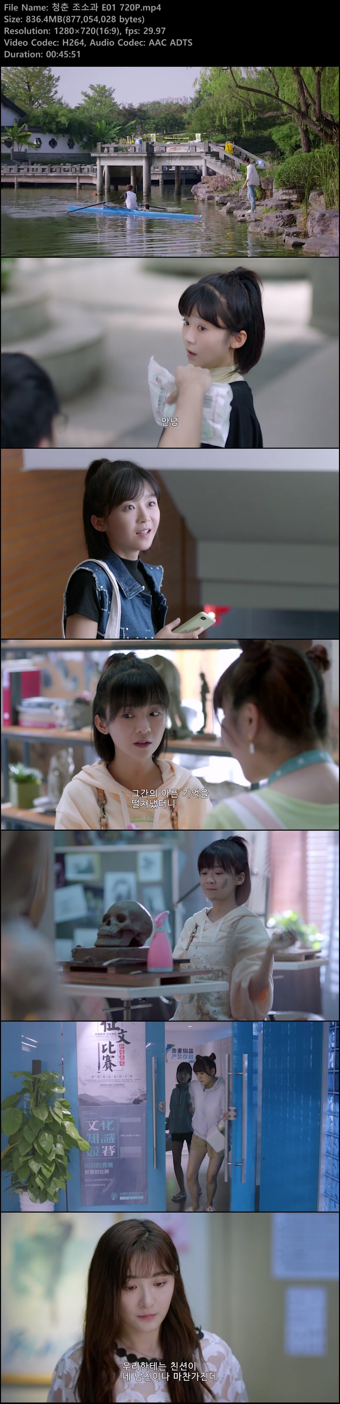 [720p/한글] 청춘 조소과(아빙본사단신) E01-E24(완결) 저장 - 파일썬