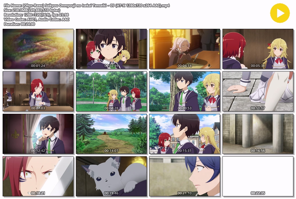 [슈닭] [Ohys-Raws] 최강 음양사의 이세계 전생기 - 05 (AT-X 1280x720 x264 AAC) 저장 - 파일썬