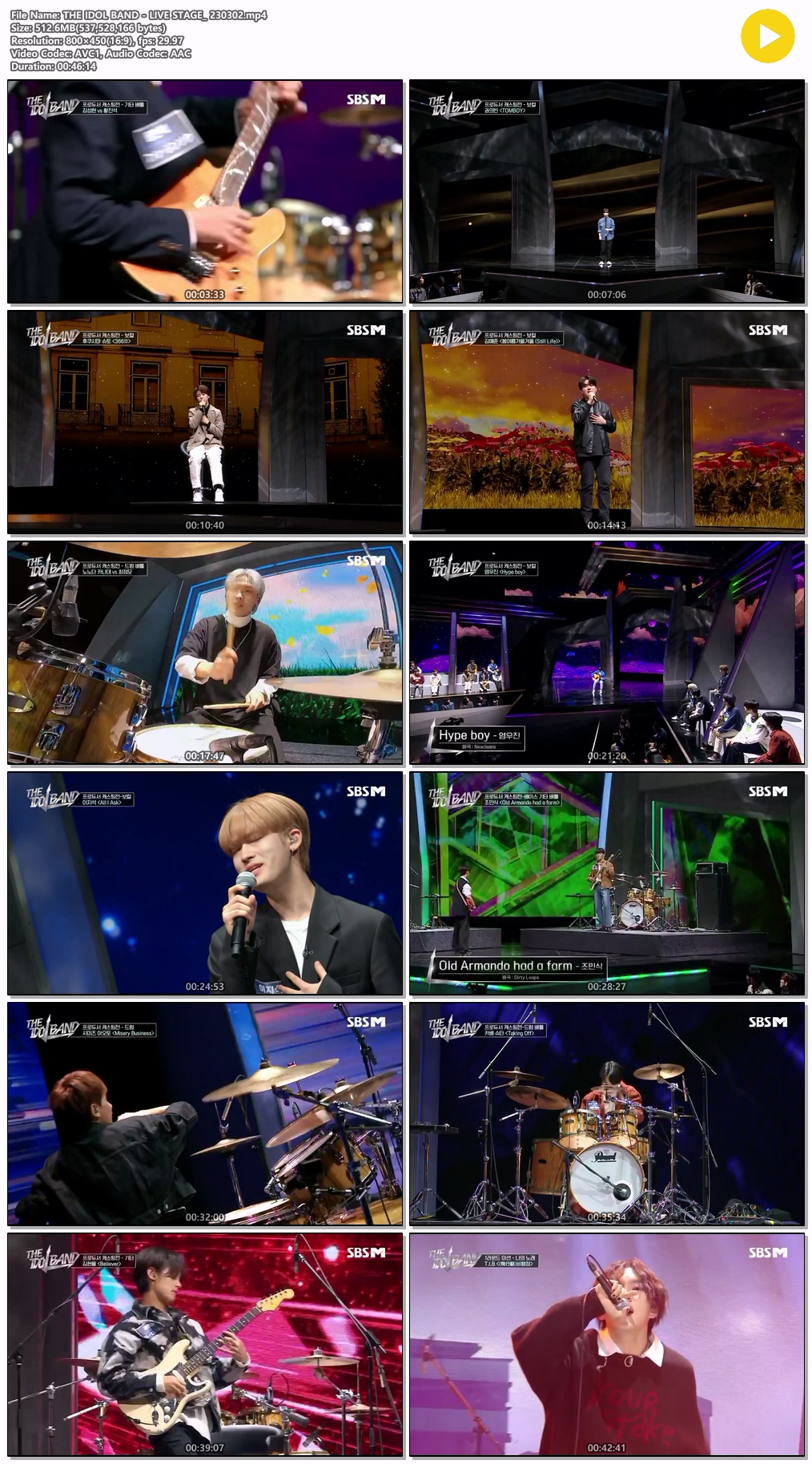 THE IDOL BAND - LIVE STAGE_ 230302.mp4 저장 - 파일썬