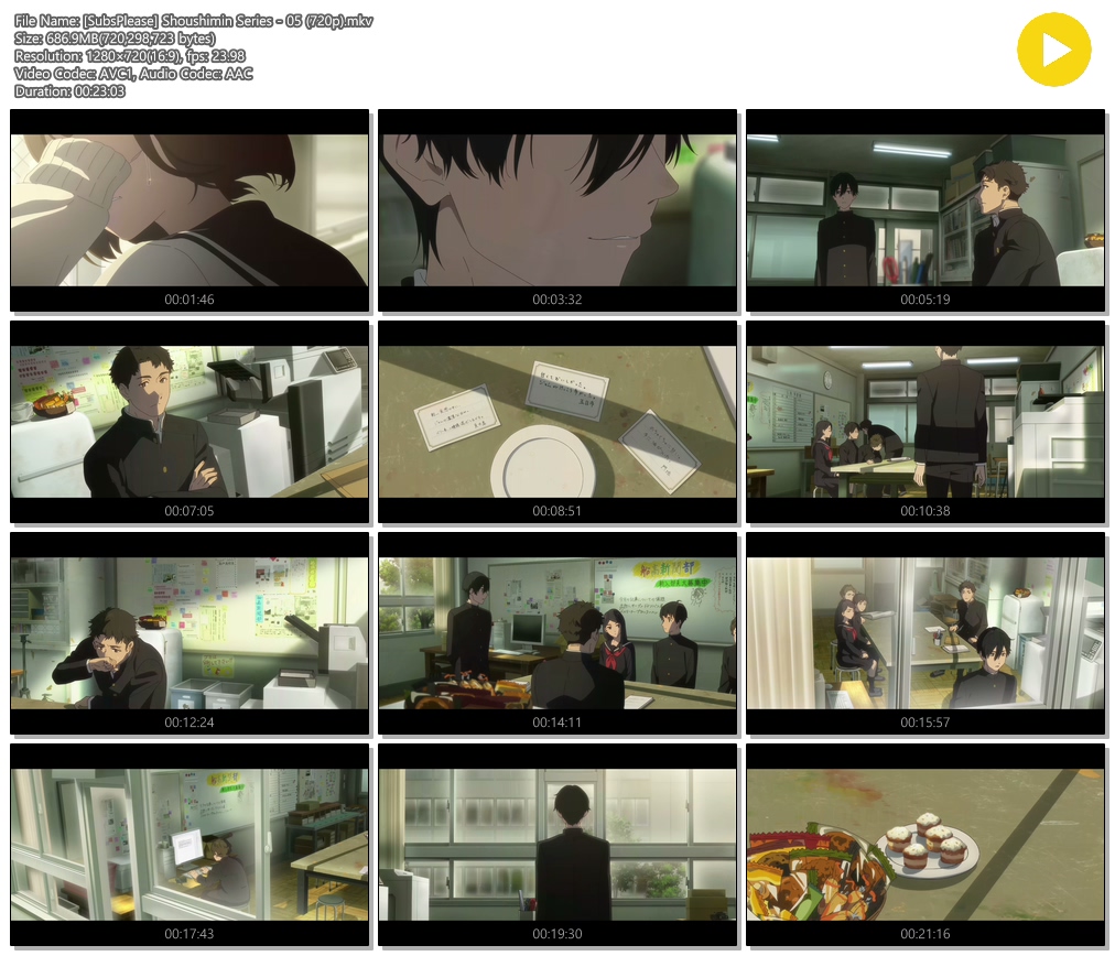 [SubsPlease] 소시민 시리즈 - 05 (1280x720 x264 AAC) 저장 - 파일썬