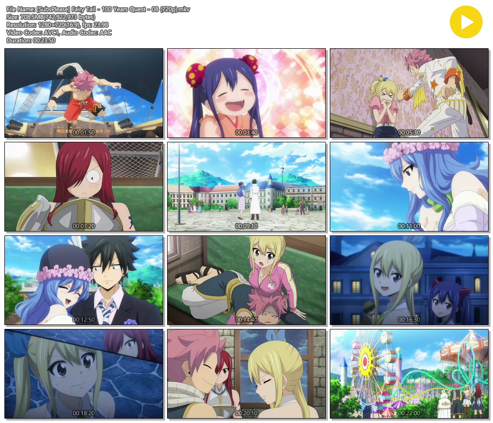 [SubsPlease] 페어리 테일 100년 퀘스트 - 08 (1280x720 x264 AAC) 저장 - 파일썬