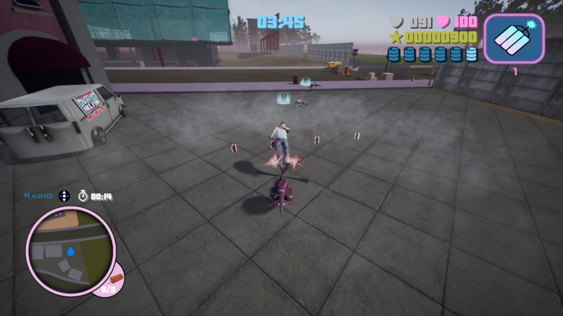 [NSW] 헬리시티 데몰리션 맨 (HeliCity Demolition Man) 저장 - 파일썬