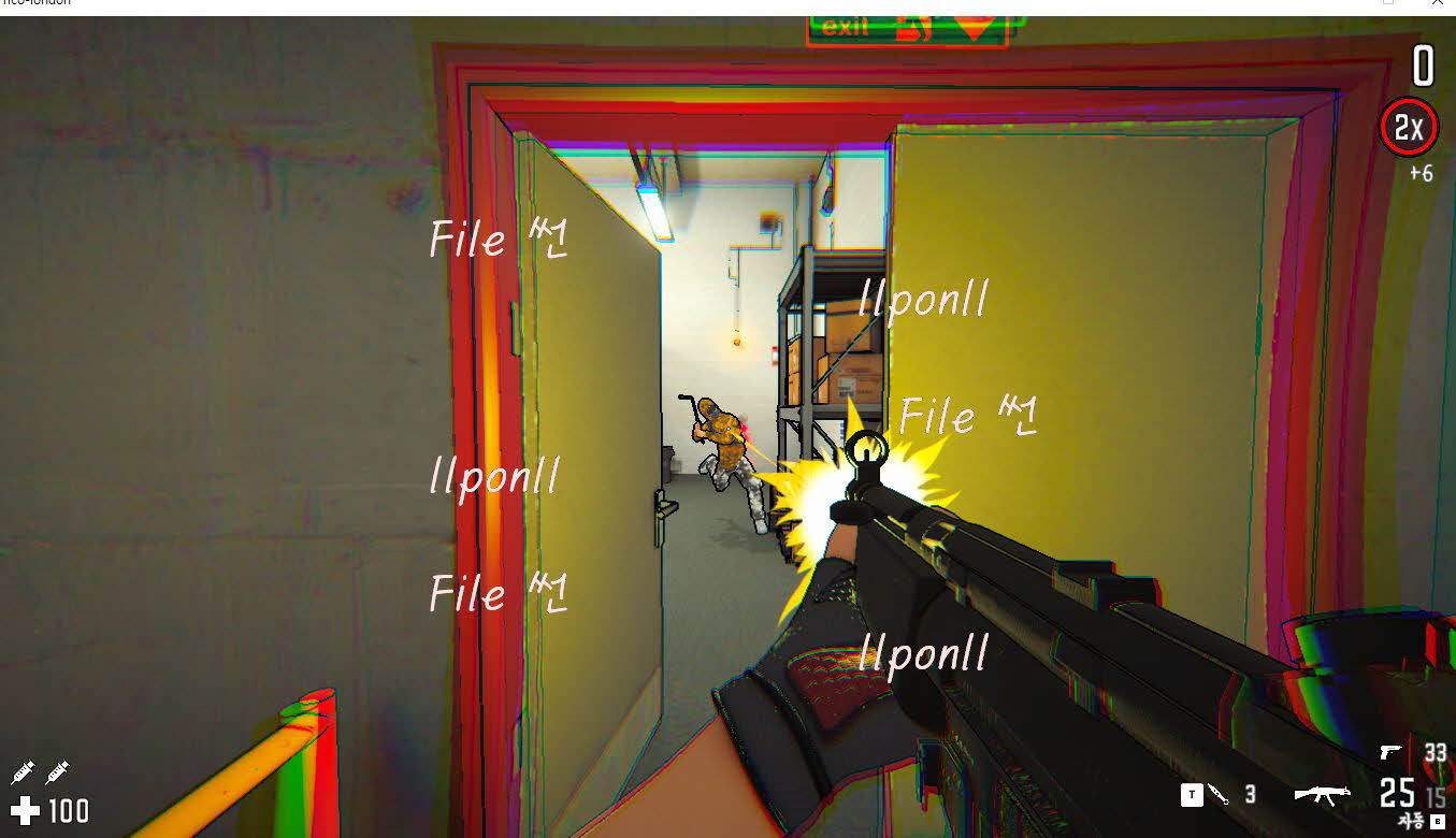 [액션ll] RIC0 L0ndon 한글 FPS 11 저장 - 파일썬