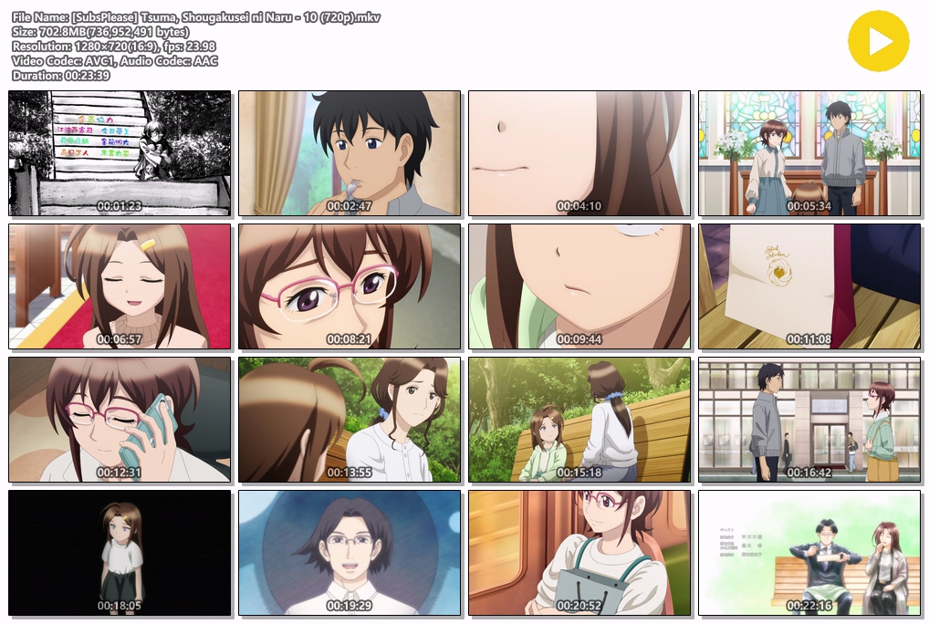 [쇼당] [SubsPlease] 아내, 초등학생이 되다 - 10 (720p) 저장 - 파일썬