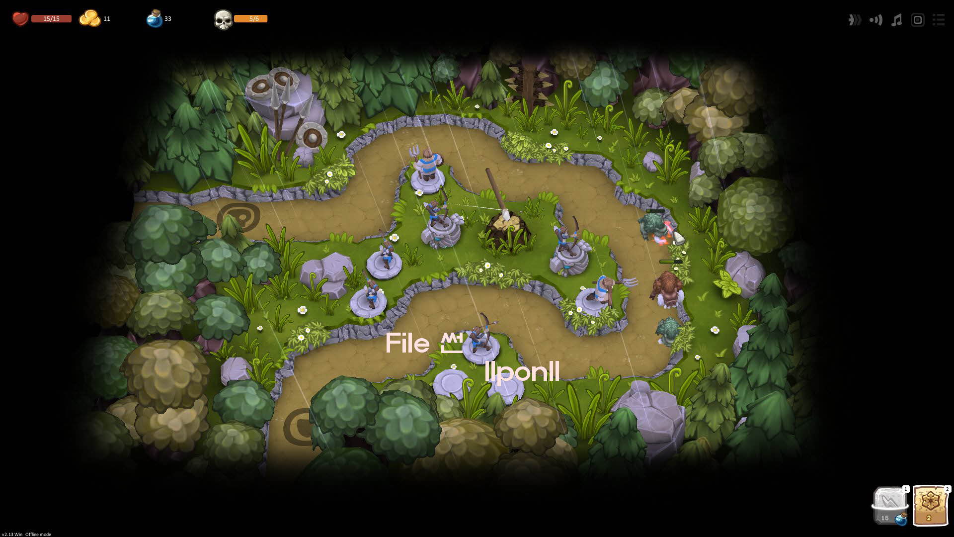 [전략12] Warstone TD 한글 디펜스 저장 - 파일썬