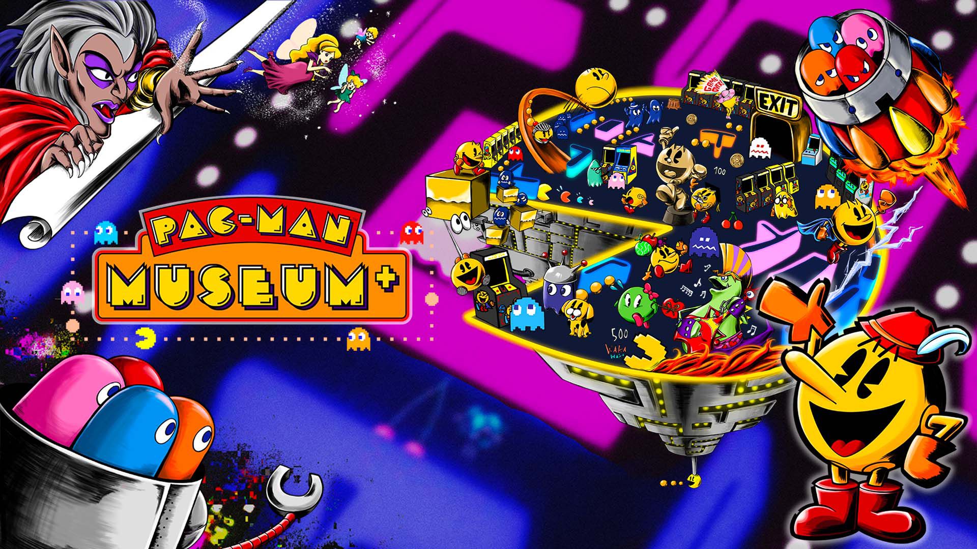 [NSW] 팩맨 뮤지엄 플러스 (PAC-MAN MUSEUM+) 저장 - 파일썬